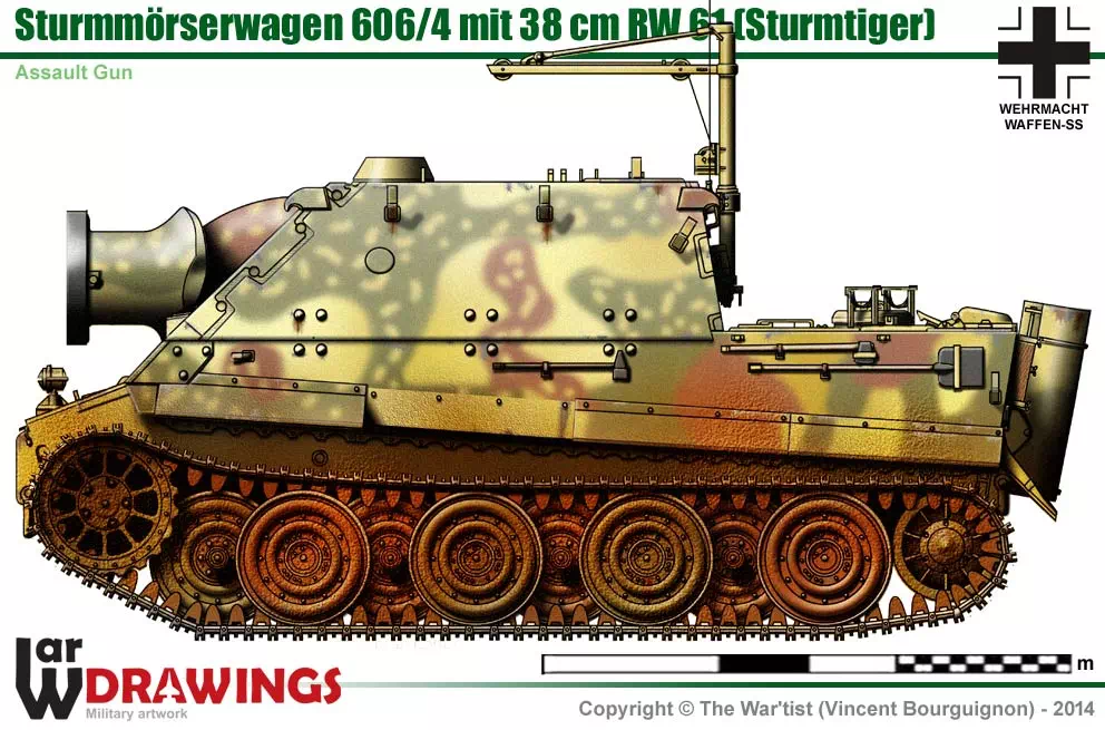 Sturmpanzer VI Sturmtiger - Allemagne - PDZ
