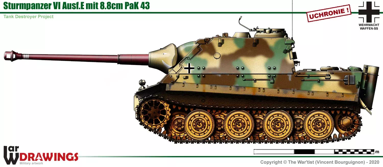 Sturmpanzer VI Sturmtiger - Allemagne - PDZ