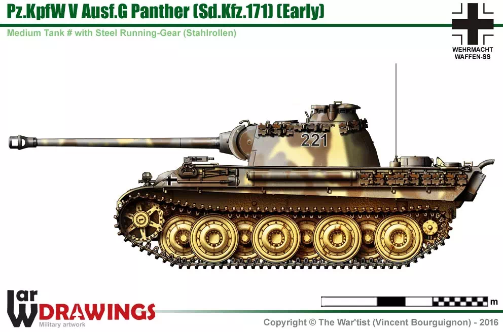 Panzerkampfwagen V Panther - Allemagne - PDZ