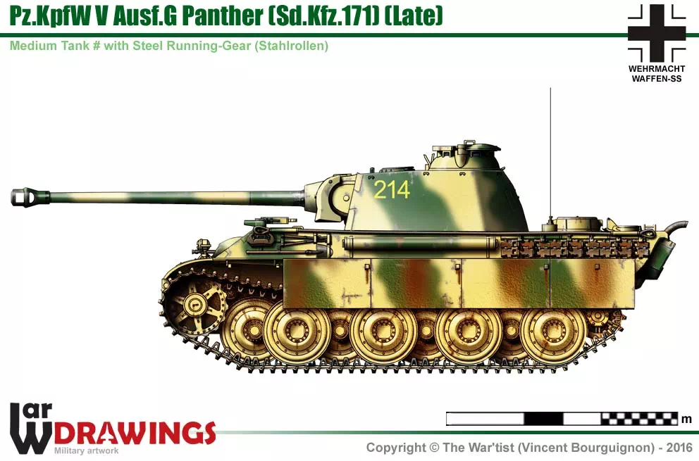 Panzerkampfwagen V Panther - Allemagne - PDZ