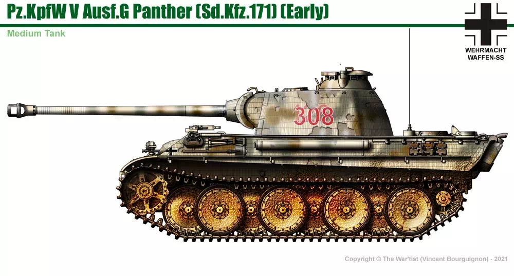 Panzerkampfwagen V Panther - Allemagne - PDZ