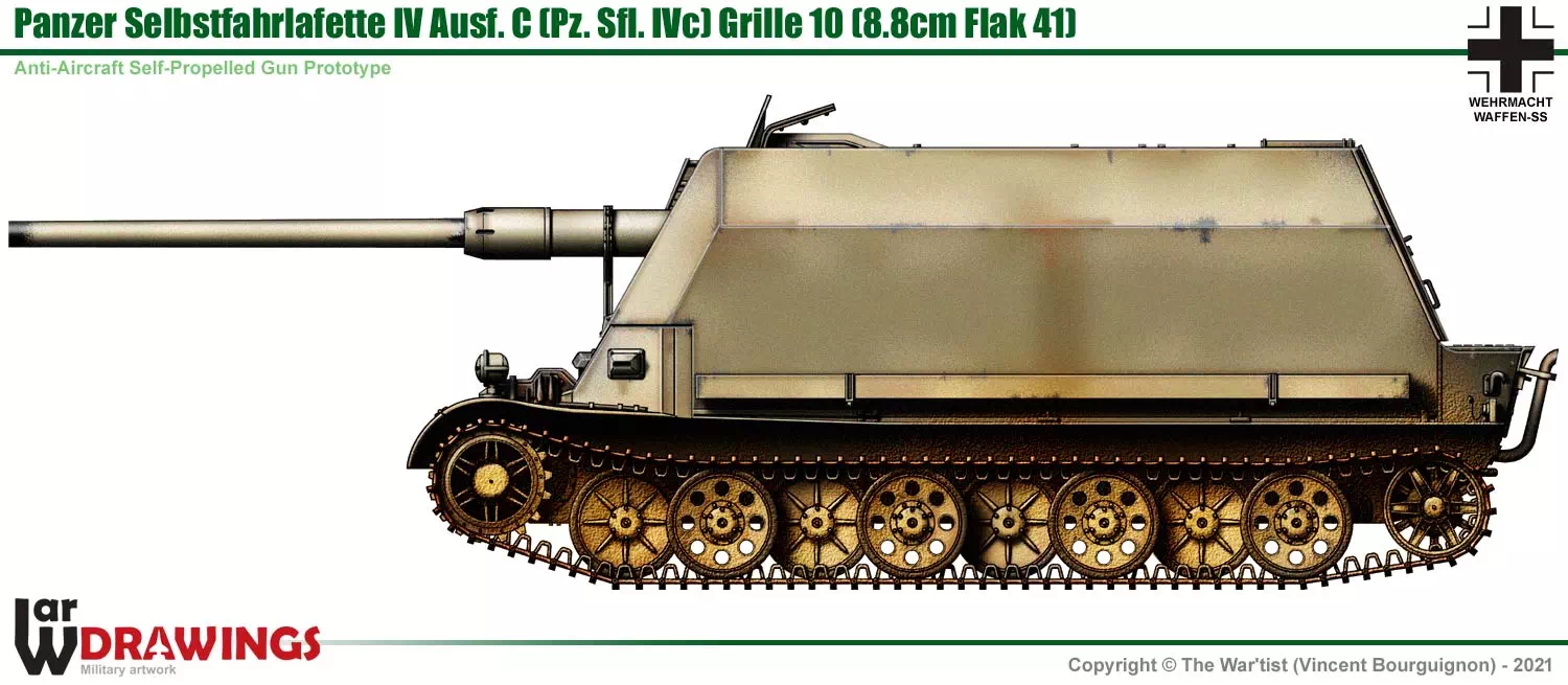 Panzer auf Sonderfahrgestell IVc (Grille 10) - Allemagne - PDZ