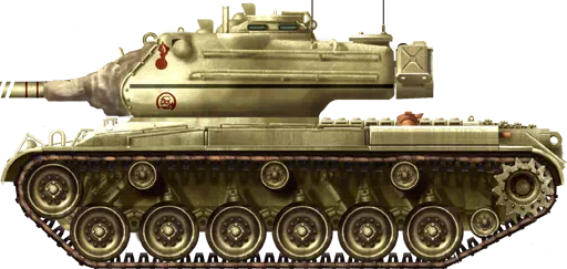 M47 Patton - États-Unis - PDZ