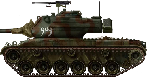M47 Patton - États-Unis - PDZ
