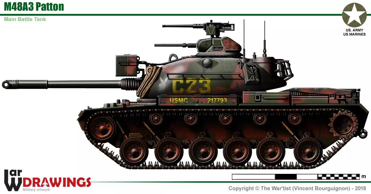 M48 Patton - États-Unis - PDZ