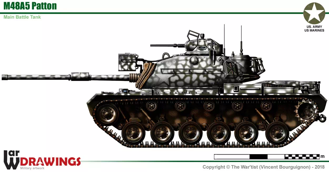 M48 Patton - États-Unis - PDZ