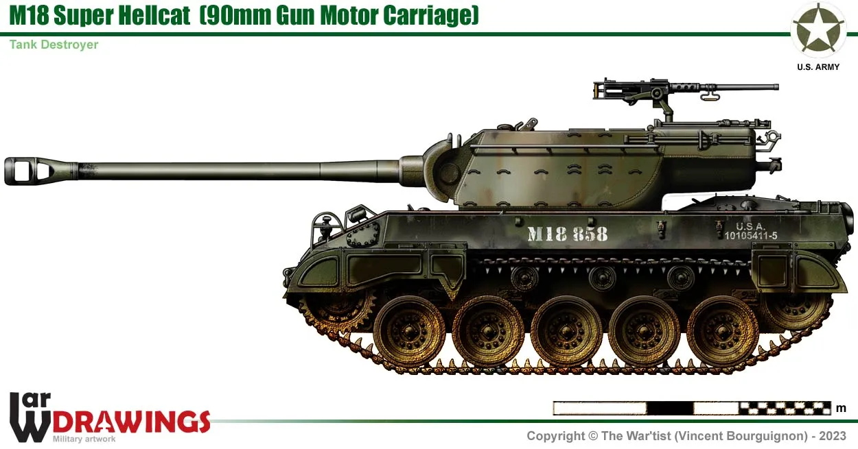 M18 Hellcat - États-Unis - PDZ