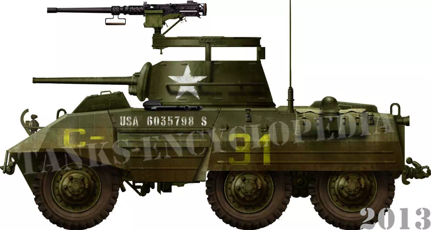 M8 Greyhound - États-Unis - PDZ