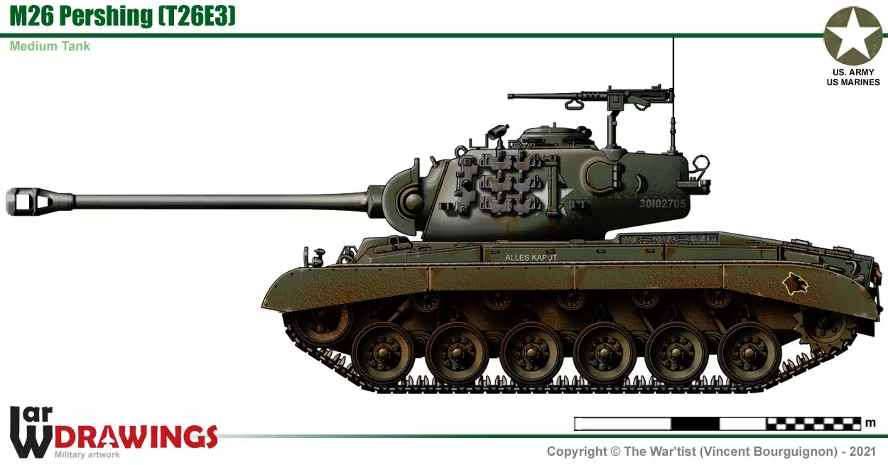 M26 Pershing - États-Unis - PDZ