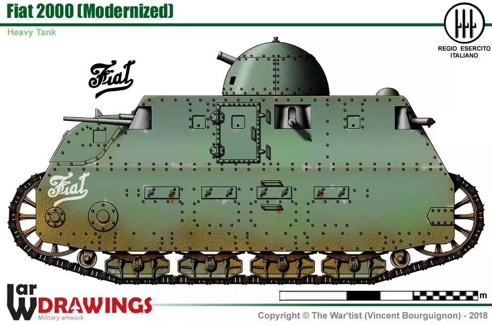 Fiat 2000 - Italie - PDZ