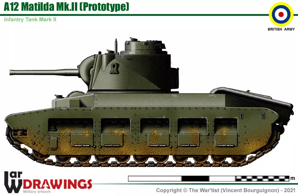 A12 Matilda II - Royaume-Uni - PDZ
